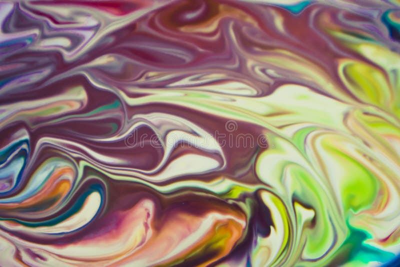 Abstract Colors Mixed Together Stock Image - Image of fluid, artistic ...