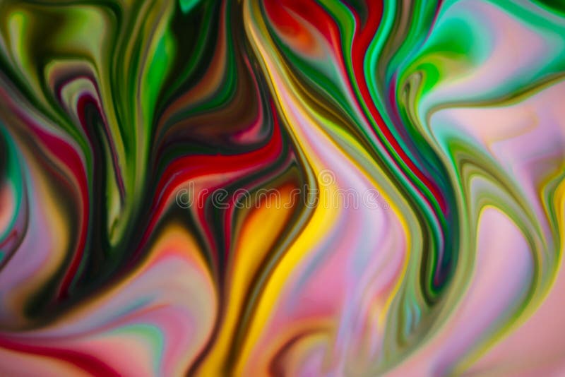 Abstract Colors Mixed Together Stock Photo - Image of artistic, beauty ...