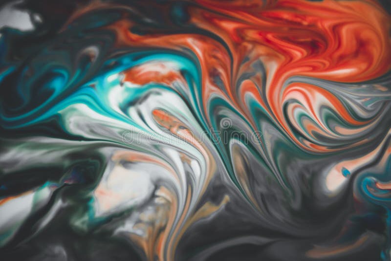 Abstract Colors Mixed Together Stock Photo - Image of shapes, magical ...