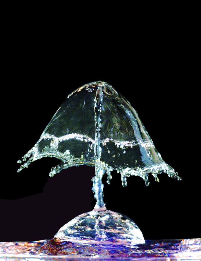 Colorful Liquid Splash on Black Background Stock Image - Image of ...