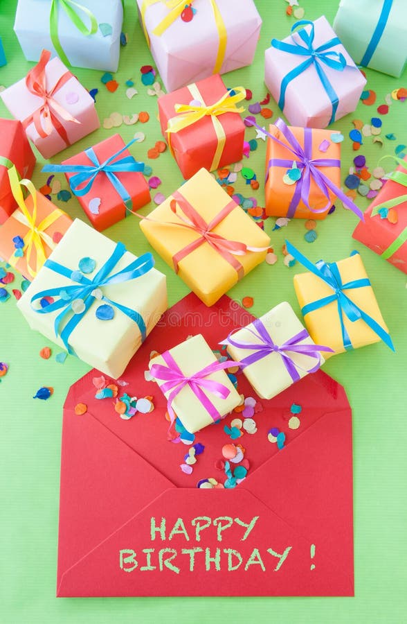 Colorful little presents stock image. Image of pink, copy - 70063859