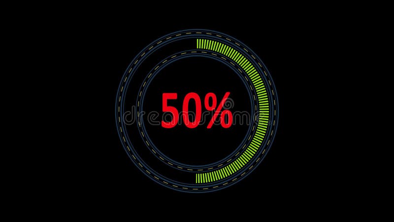 10 Loading Bar. Ten Percent Upload Loading Scale Stock Video - Video of ...