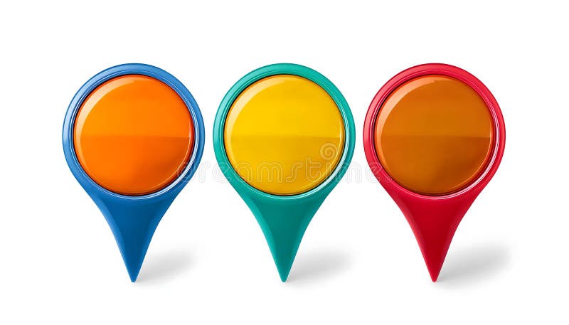 Colorful Location Marker Icons Map Pin Collection for Various Uses ...