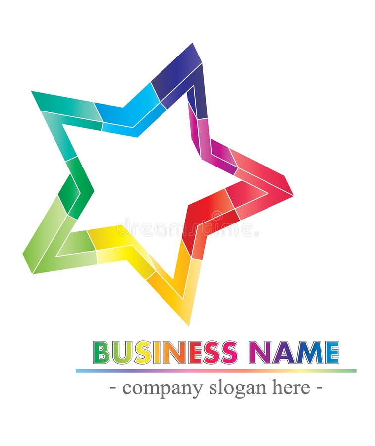 Logo stock vector. Illustration of grey, color, colorful - 6906279