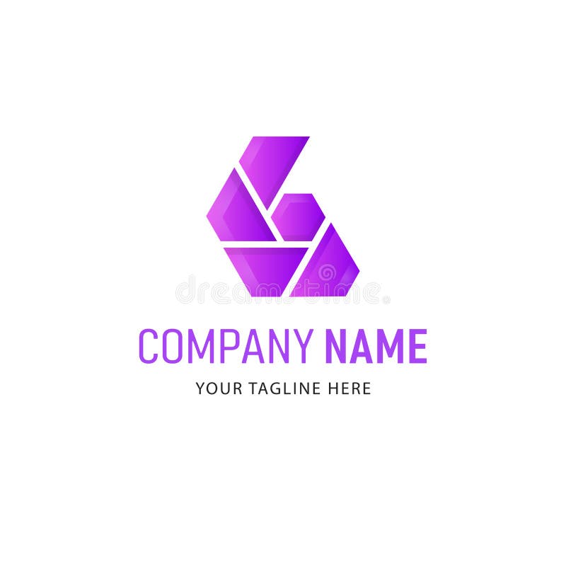 Colorful Logo Design Number Six and Gradient Style Stock Vector ...