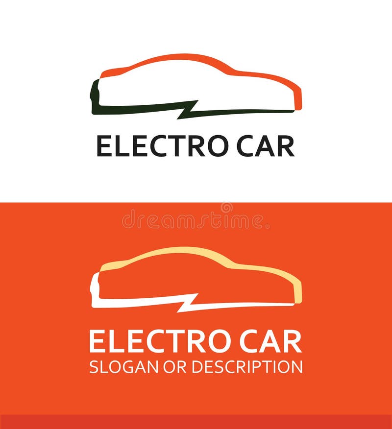 Logo of Electro Car in Colorful Style Stock Vector - Illustration of ...
