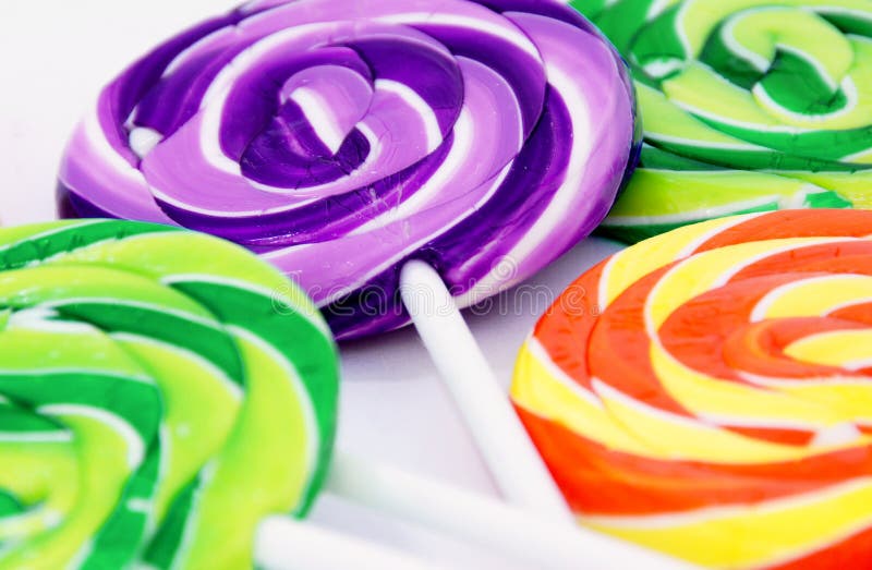 Colorful lollipops stock photo. Image of cheerful, food - 16327384