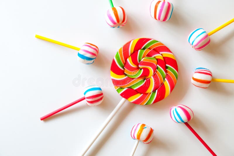 Colorful Lollipops stock photo. Image of lolli, shiny - 26904330