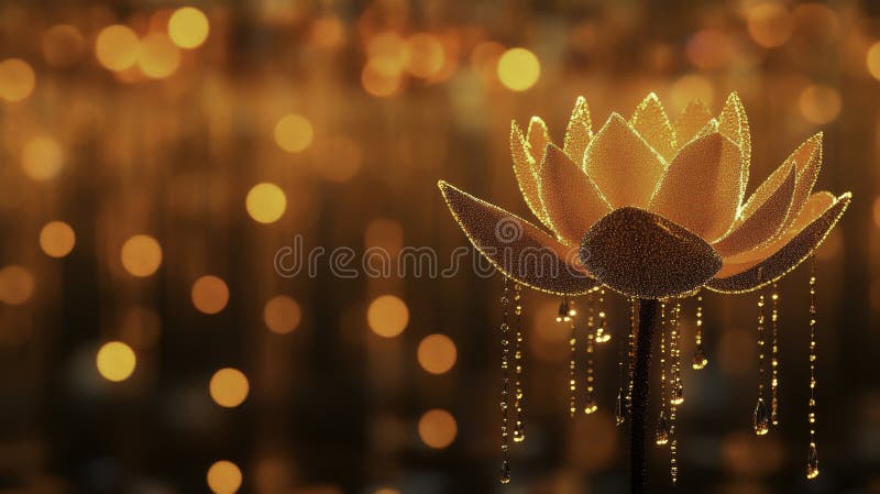 Lotus Flower Illuminated by Vibrant Rainbow Lights with Digital Binary ... Lotus Flower Illuminated by Vibrant Rainbow Lights with Digital Binary ...