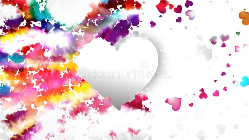 Colorful Love Background stock vector. Illustration of romance - 162745946