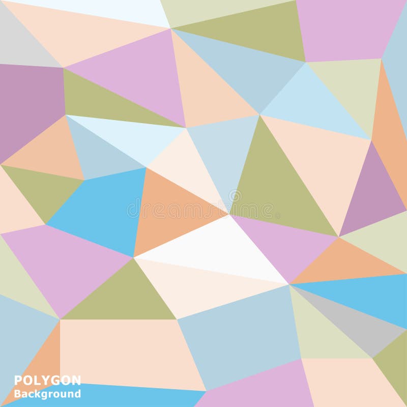 Colorful Low Poly Abstract Backdrop. Stock Vector - Illustration of ...