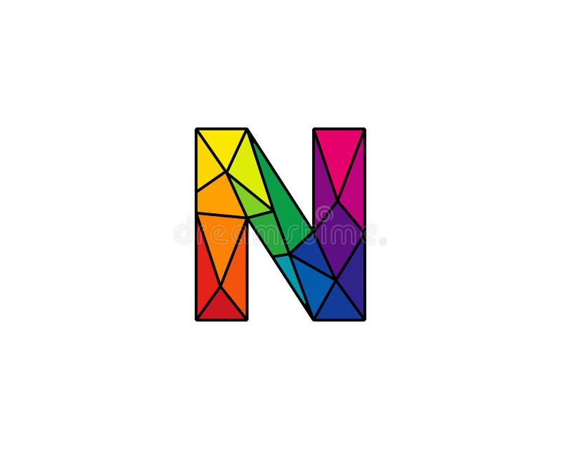 Colorful Low Poly Icon Logo Design Element Stock Vector - Illustration ...