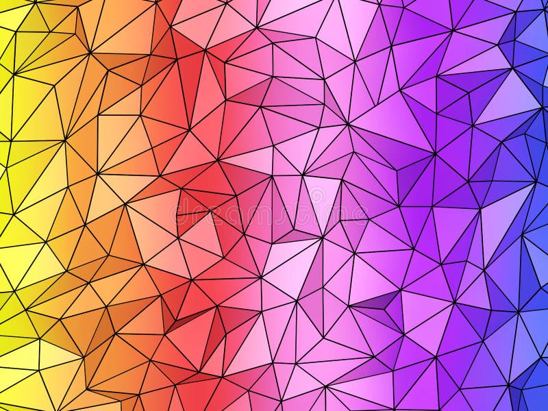 Colorful low poly texture stock illustration. Illustration of peak ...