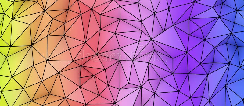 Colorful low poly texture stock illustration. Illustration of peak ...