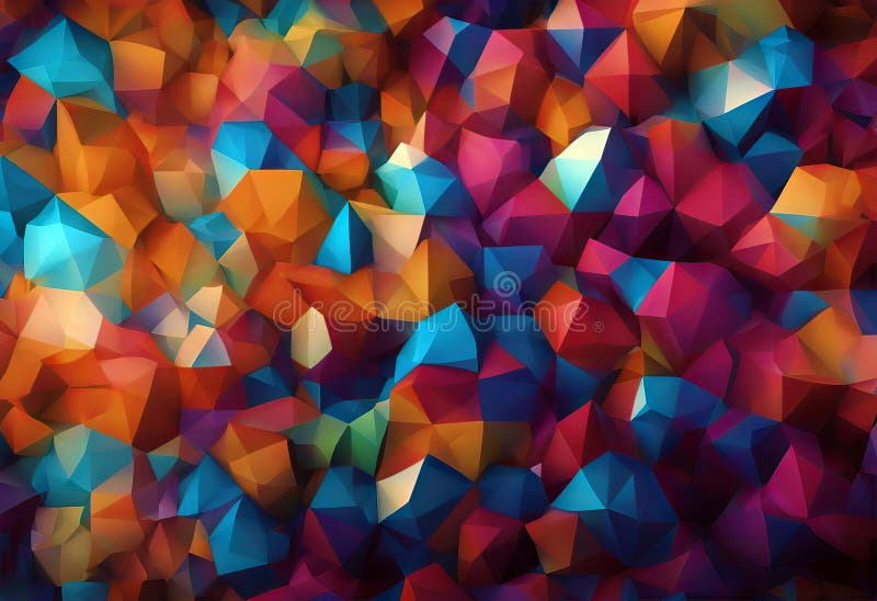 Colorful Low Poly Vector Background Stock Illustration Stock ...