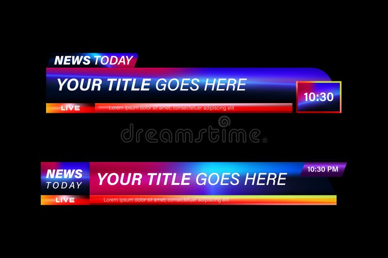 Futuristic Breaking News Template Backdrop Stock Illustrations – 794 ...