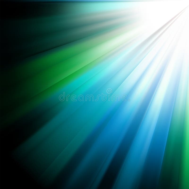 Colorful Luminous Rays. EPS 8 Stock Vector - Illustration of element ...