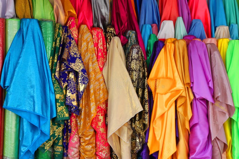 Colorful Luxury and Expensive Clothes Stock Image - Image of detail ...