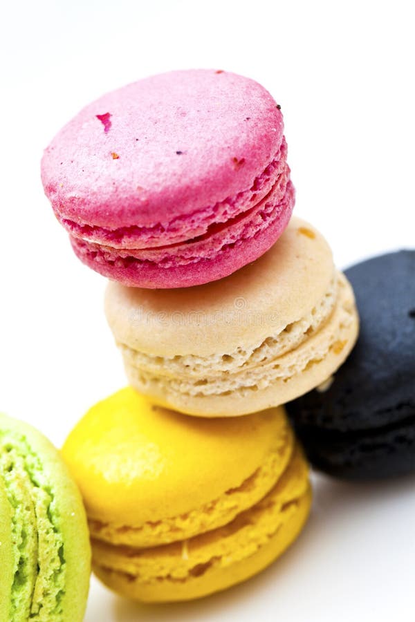 Colored macaroons stock photo. Image of decorated, eating - 41887378