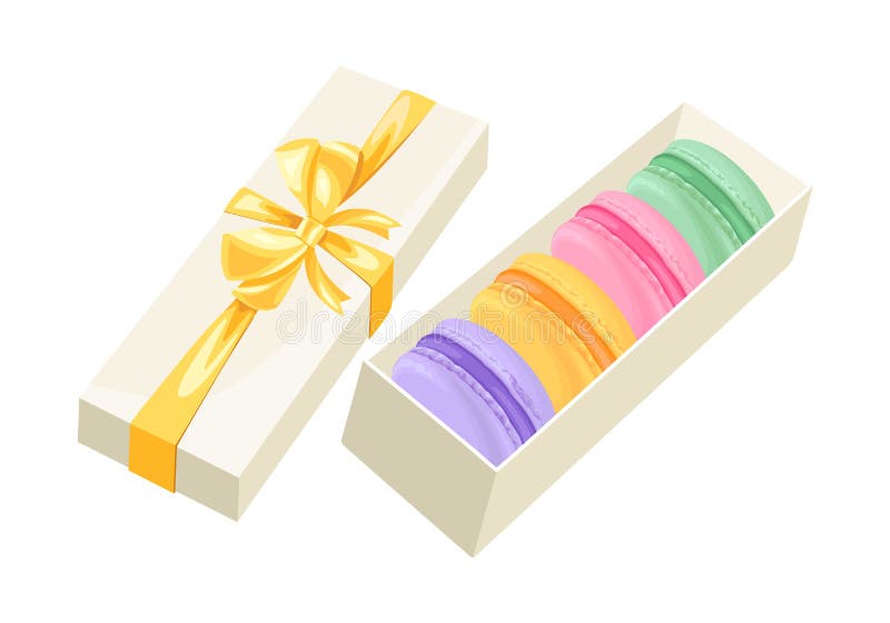 Cartoon Colorful Macaroons Stock Illustrations – 895 Cartoon Colorful ...