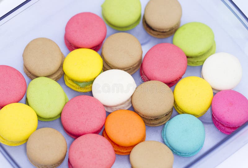 Colorful macarons stock photo. Image of food, closeup - 89202088