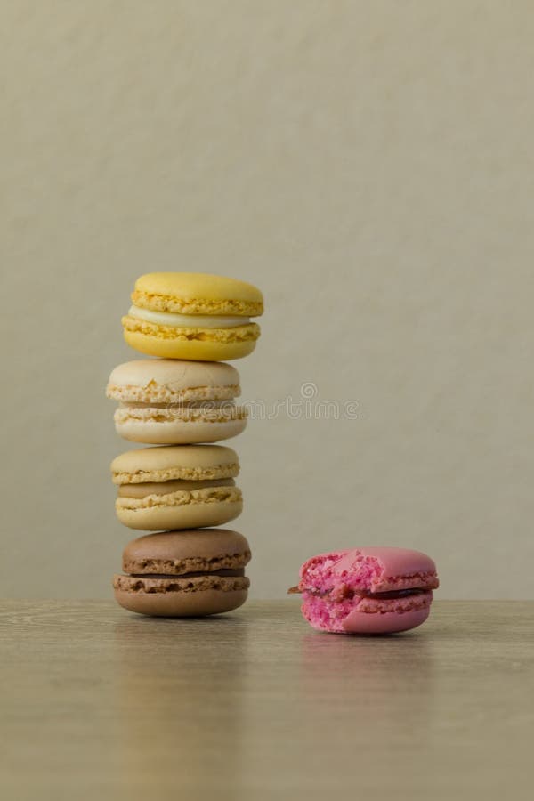 Colorful Macarons. Sweet French Cakes Stock Photo - Image of macarons ...