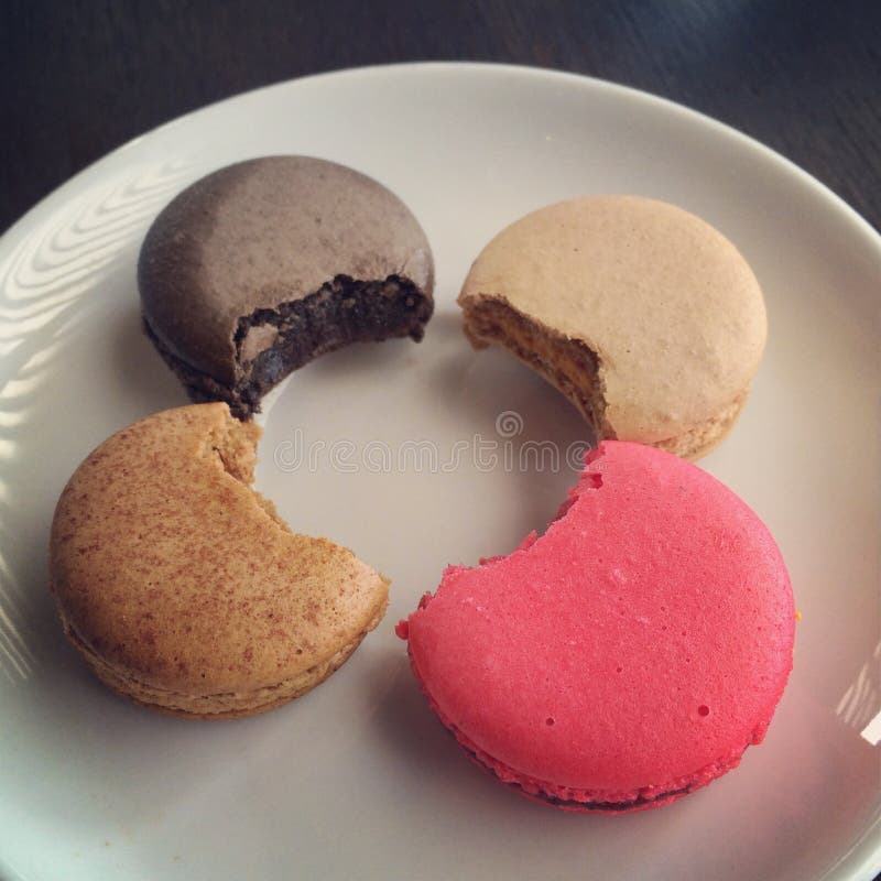 Colorful macaroon stock image. Image of caramel, time - 53939373