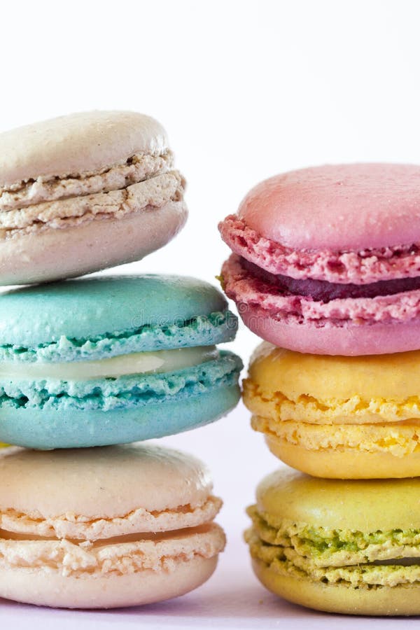 Colorful macaroons stock image. Image of cookie, confectionery - 24132525