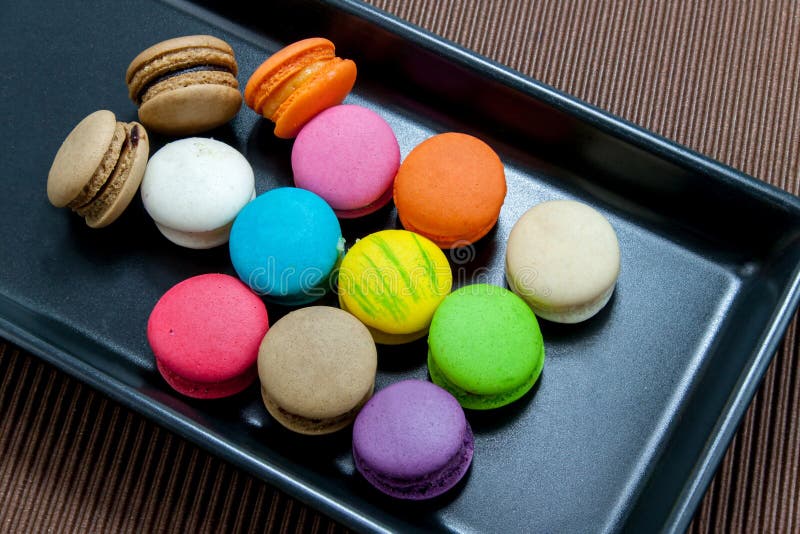 Colorful macaroons stock photo. Image of food, effect - 52541832
