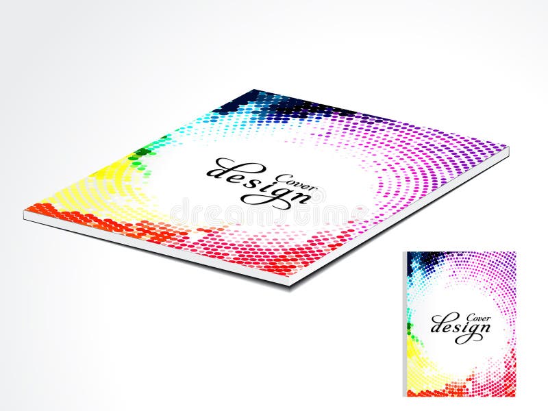 Colorful Magazine Layout Design Stock Vector - Illustration of book ...