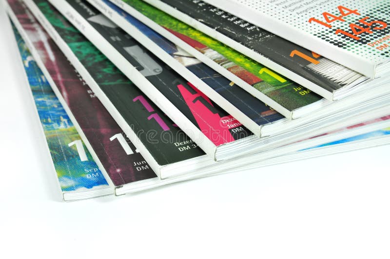 Colorful Magazines stock image. Image of finance, background - 8909135
