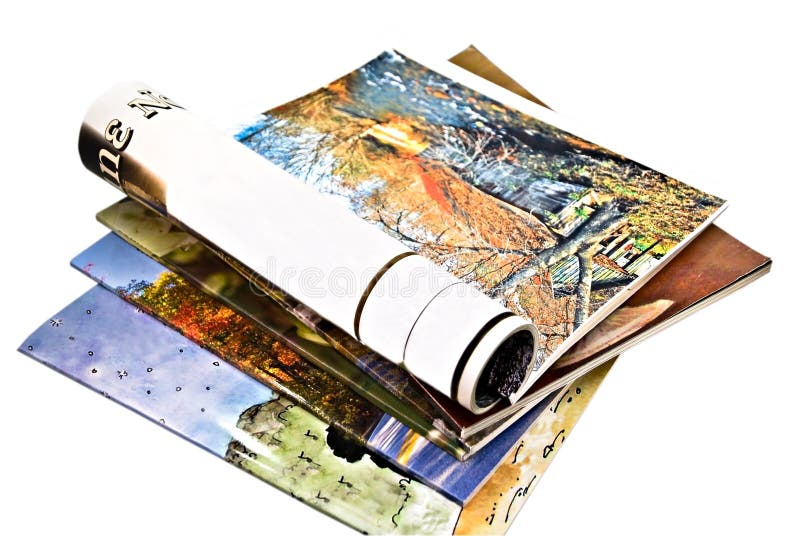 Colorful Magazines stock photo. Image of design, comic - 8915856