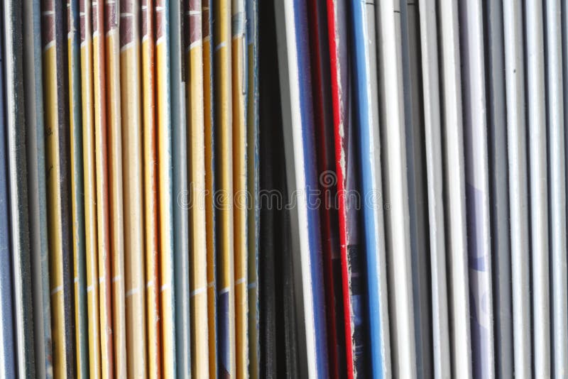 Colorful Magazines Newspapers Stock Photo - Image of background, piles ...
