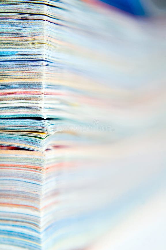 Colorful Magazines Pages, Press Stock Image - Image of books, colorful ...