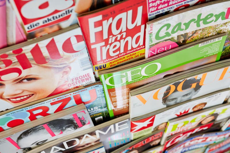 Colorful Magazines stock photo. Image of design, comic - 8915856