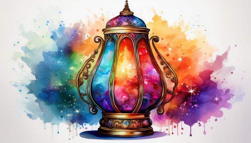 Magic Lantern Set. Fantasy Lamp Collection. Game Design Concept, Ui ...