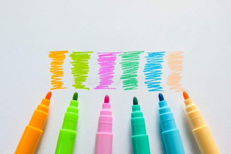 Colorful Magic Pens stock photo. Image of group, magic - 79679966
