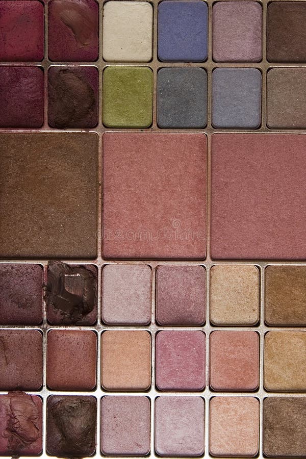 Colorful makeup pallet stock photo. Image of abstract - 13092998