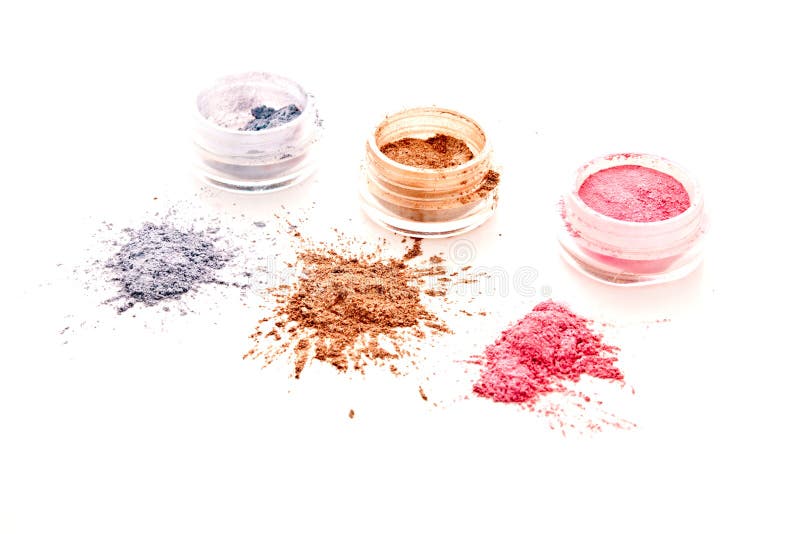 Make up powder stock image. Image of glamour, crushed - 24194483