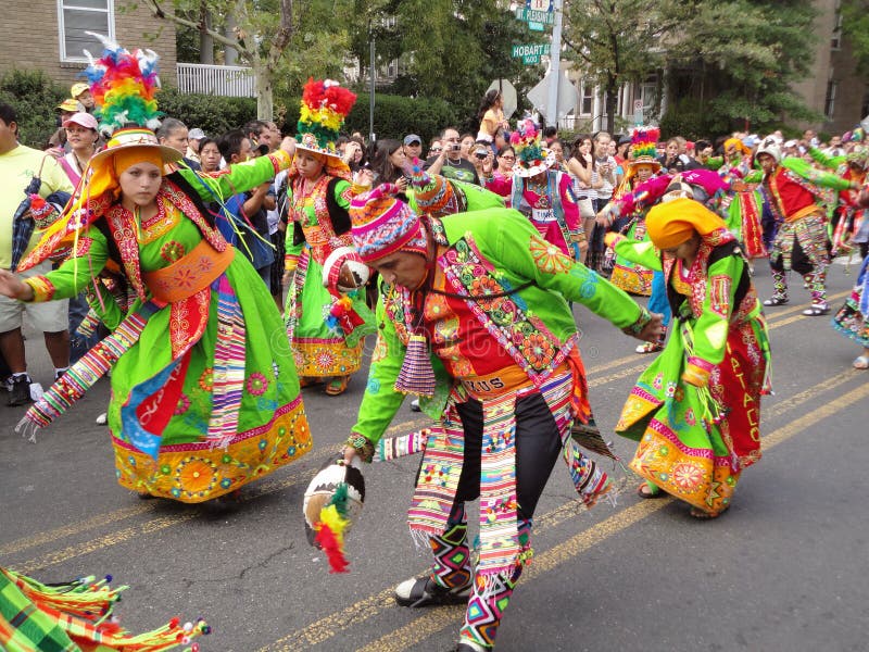 Colorful Women at the Parade Editorial Stock Photo - Image of mount ...