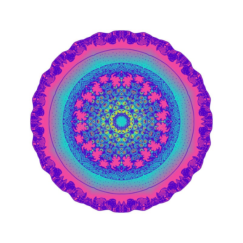 Magenta Mandala Stock Illustrations – 1,432 Magenta Mandala Stock ...