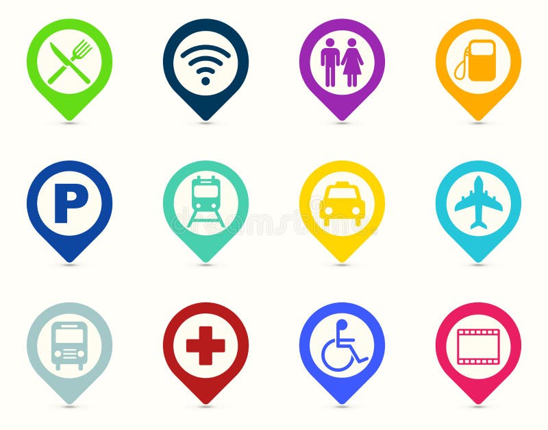 Icon Legend Map Stock Illustrations – 300 Icon Legend Map Stock ...