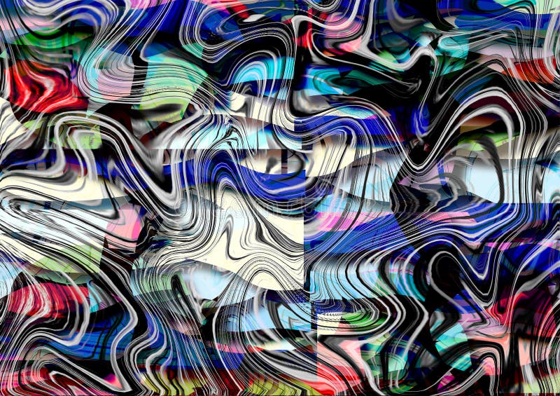 Colorful Marble Effect Pattern Abstract Modern Art Background Stock ...