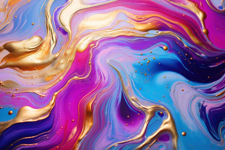 Colorful Marble Glitter Background. Generative AI. Stock Illustration ...