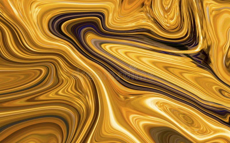Colorful Marble Surface. Yellow Marble Pattern of the Blend of Curves ...