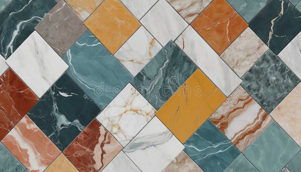 Colorful Marble Textures for 3D Tile and Flooring Visualizations Stock ...
