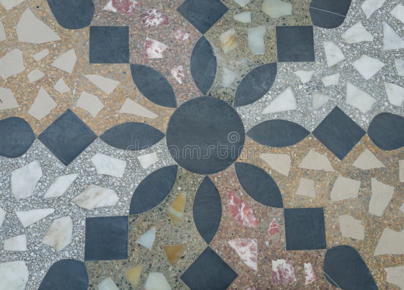 Colorful Marbled Floor and Tile Pieces.View from Above Stock Image ...