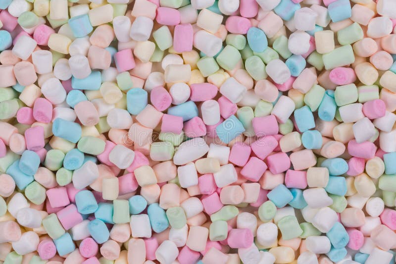 Colorful Marshmallows As Background Stock Image - Image of pile ...