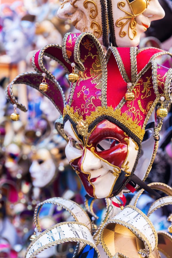 Colorful Masks of Venetian Carnival Editorial Photography - Image of ...