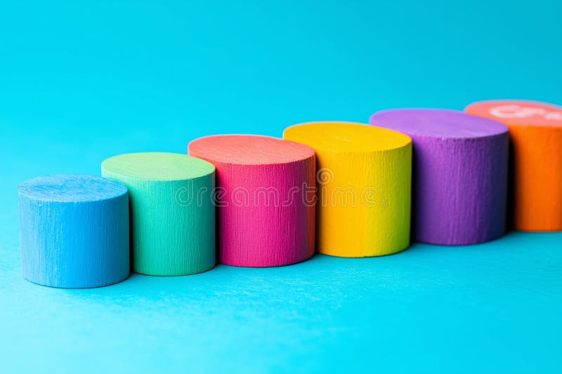 Colorful Math Fractions on the Bright Backgrounds. Interesting Math for ...